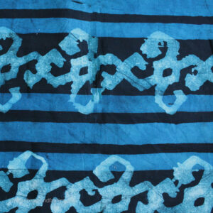 African Batik Fabric by the Yard Ethnic Print Bright Turquoise ...